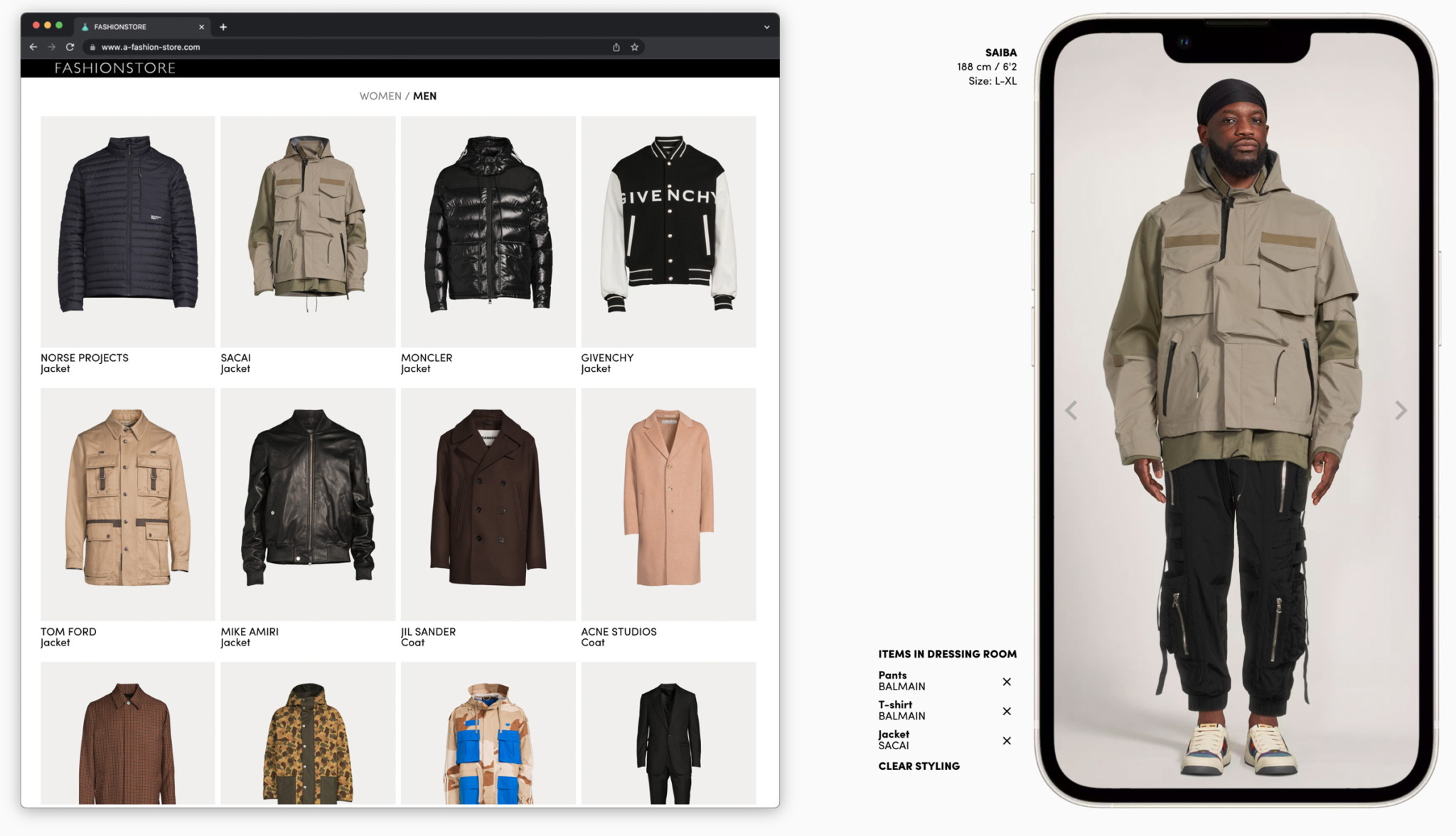 Virtual Dressing Room | Looklet