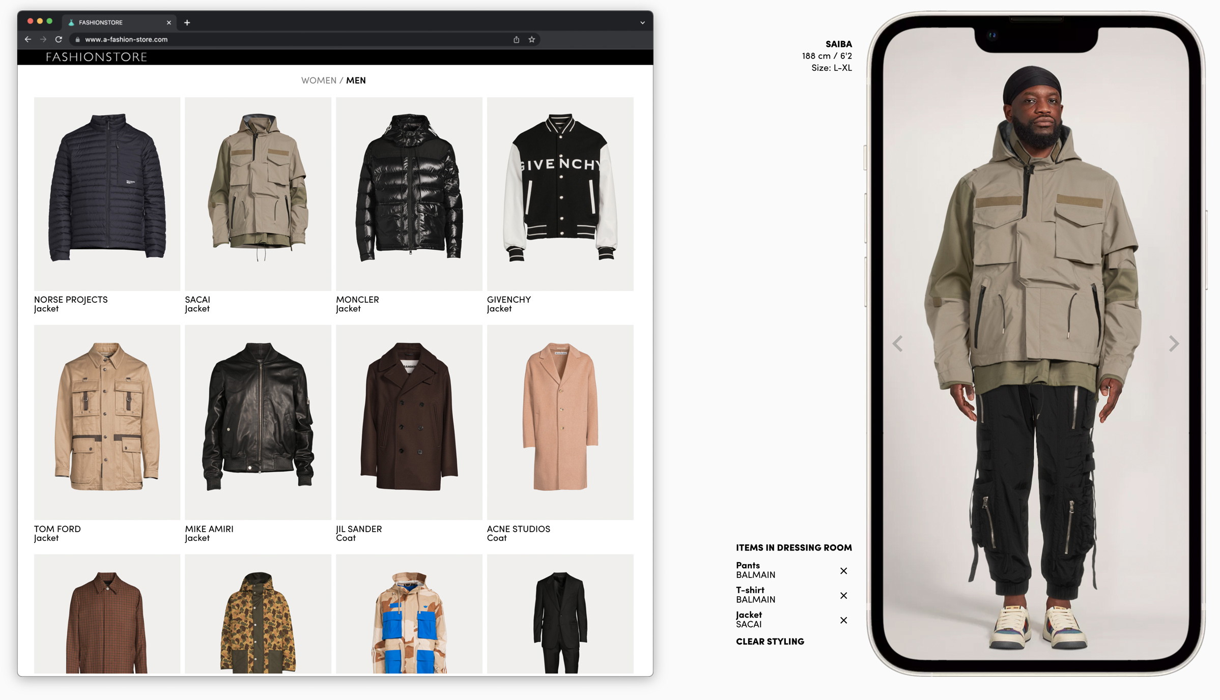 Virtual Dressing Room | Looklet