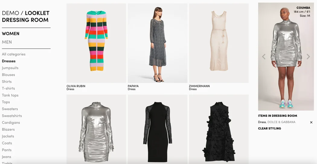 Future of e‑com: virtual try‑on | Looklet